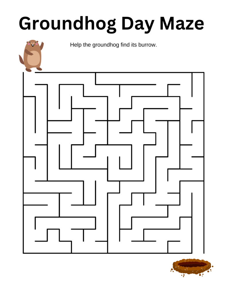 Groundhog Day – Freebie – Talbot Academy